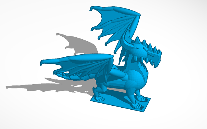 3D design Dragon - Tinkercad