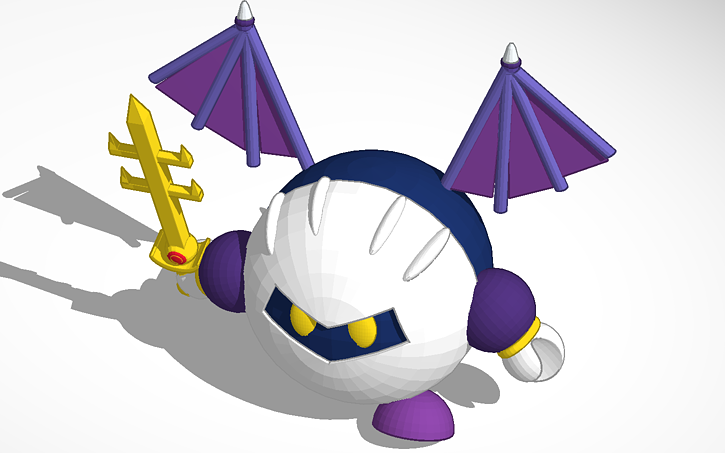 3D design Meta Knight - Tinkercad