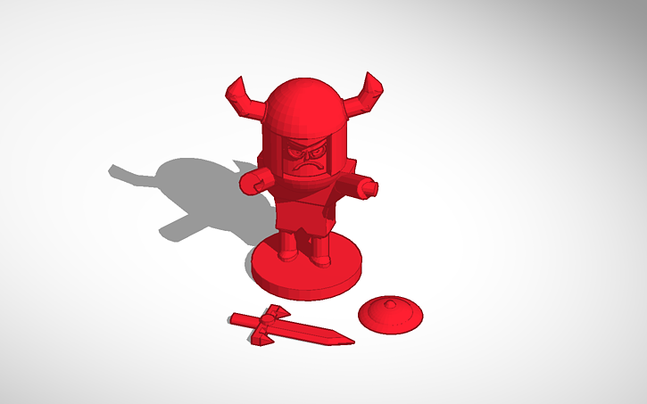 3D design Warrior - Tinkercad