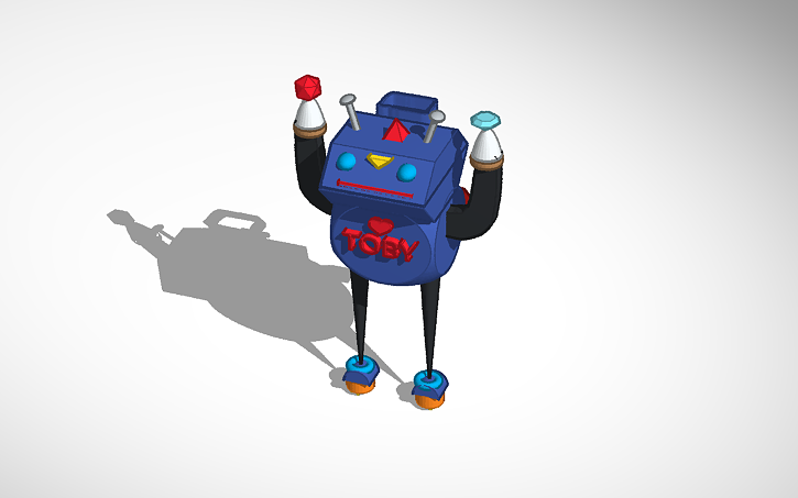 3D design Challenge Robot -Jayden | Tinkercad