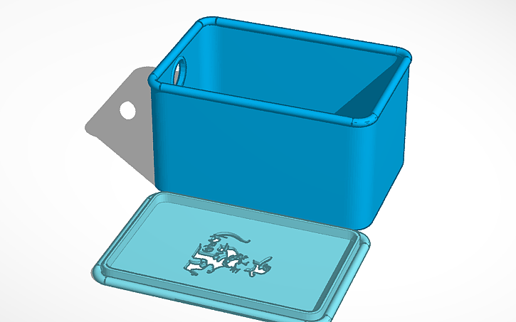 3D design simple sorting Box | Tinkercad