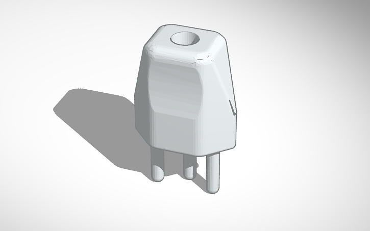 3D design Swiss Power Plug Connector - Tinkercad