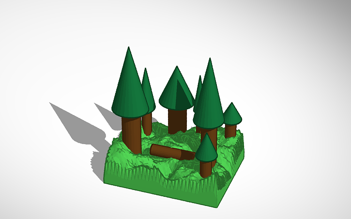 3D design Forest | Tinkercad