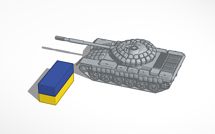 3D design Ukrainian t-64 | Tinkercad