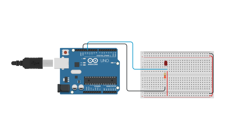 Circuit design Subrutinas en Arduino - Tinkercad