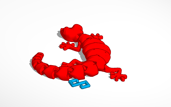 3D design Lizard - Tinkercad