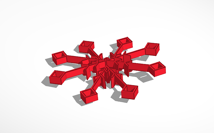 3D design Snowflake - Tinkercad