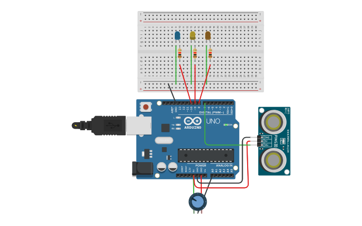 Circuit design Heart Beat Controller - Tinkercad