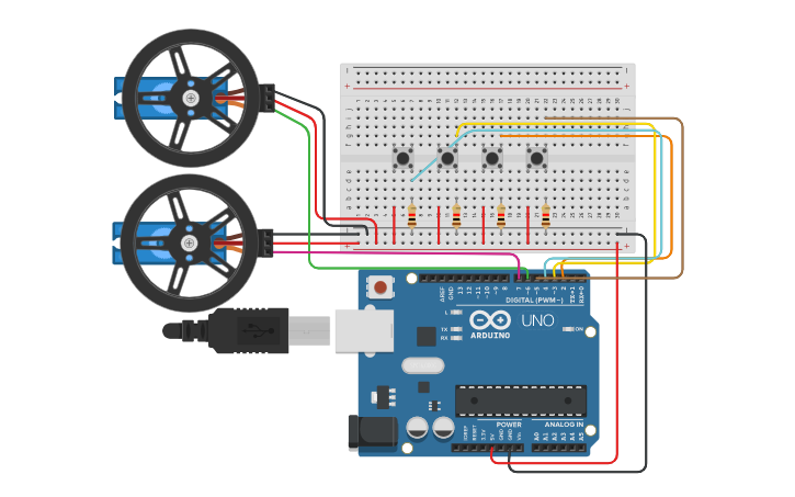Circuit design Modular 3D scanner - Tinkercad
