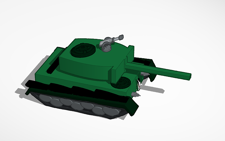3D design tank - Tinkercad