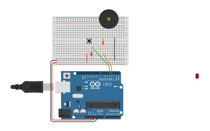 Circuit design avr-c_Buton - Tinkercad