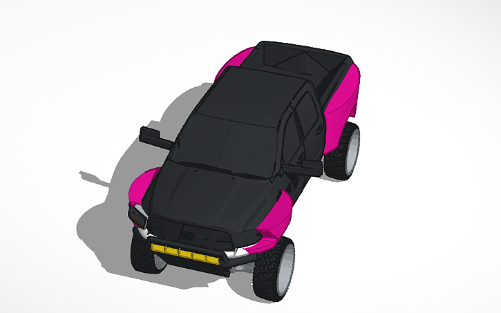 3D design 2017 Dodge Ram Prerunner - Tinkercad