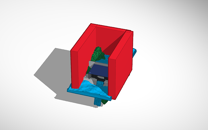 3D design hydro power station - Tinkercad