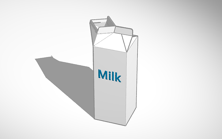 3D design MILK - Tinkercad