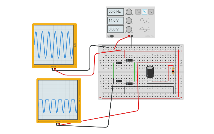 Circuit design Practica 2.1 Jhon J Montenegro | Tinkercad