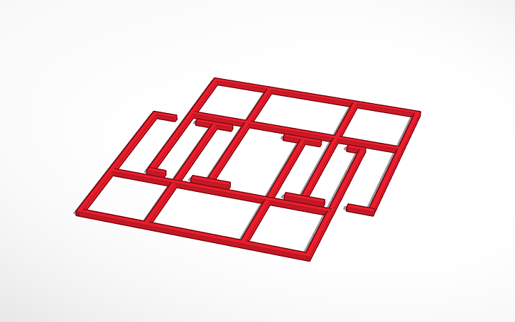 3D design Caboose Railings - Tinkercad