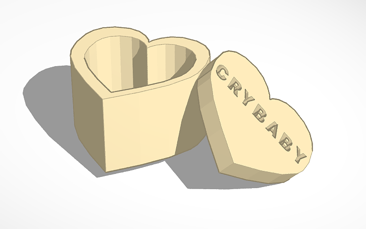 3D design Cry Baby Box - Melanie Martinez - Tinkercad