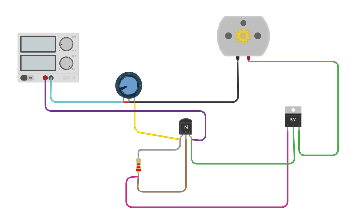 Circuit design Basic Power Supply Circuit - Tinkercad