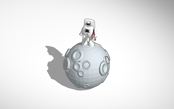 3D design astronauta :) - Tinkercad