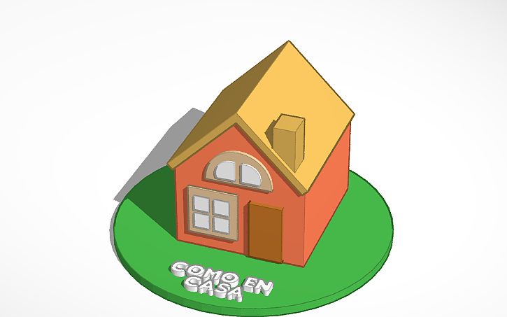 3D design Como en casa - Tinkercad