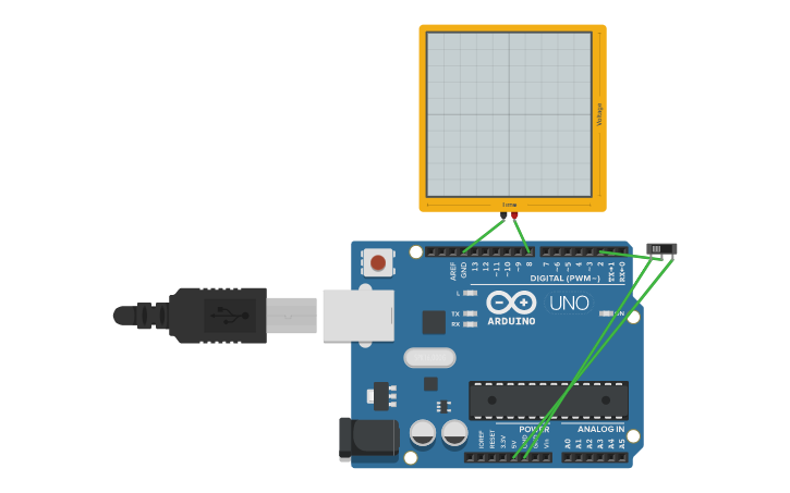 Circuit design PWM - Tinkercad