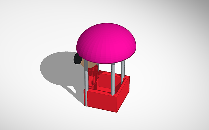 3D design Hot air balloon | Tinkercad