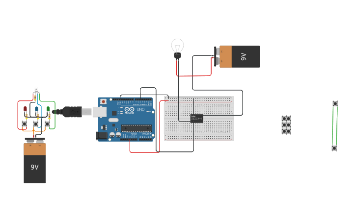 Circuit design Relay - Tinkercad
