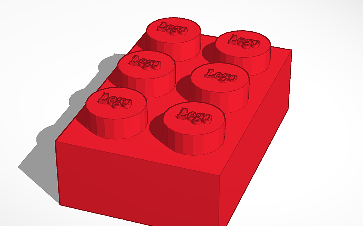 3D design lego brick - Tinkercad