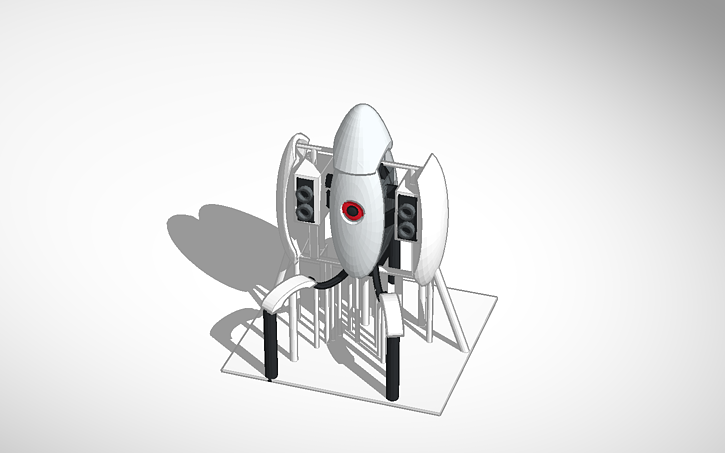 3D design Portal 2 Turret Printable | Tinkercad