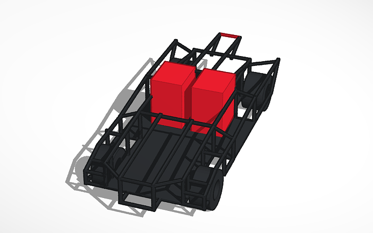 3D design Car Frame 1 - Tinkercad
