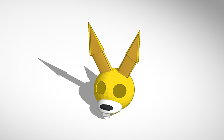 3D design Spring Bonnie Mask - Tinkercad