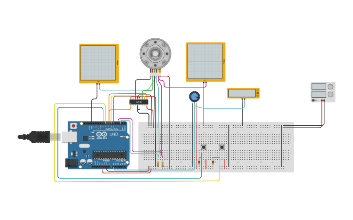 Circuit Design Tsi Corrigé Asservissement Moteur Codeur Arduino Tinkercad