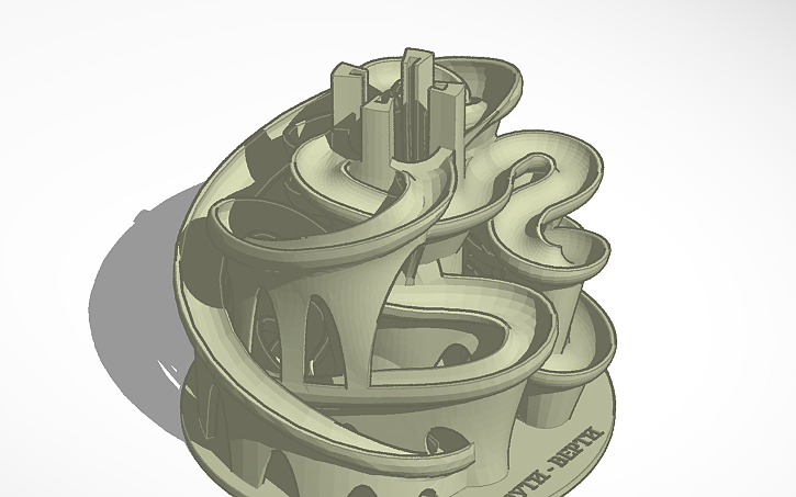 3D design Marble Machine - Tinkercad
