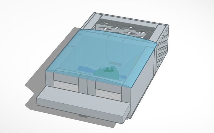 3D design Amur Leopard Enclosure (Minecraft) | Tinkercad
