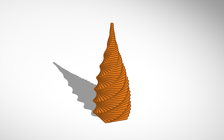 3d Design Codeblocks Spiral Tower 01 Tinkercad