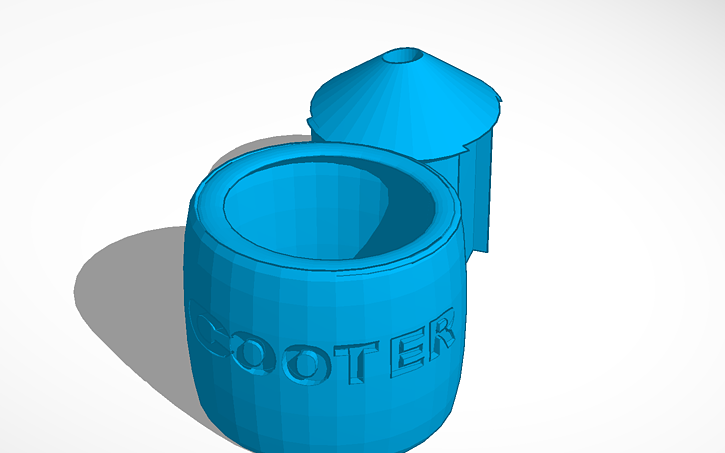 3D design water bottle - Tinkercad