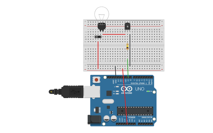 Circuit design Fade_arduino - Tinkercad
