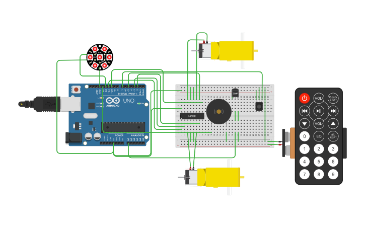 Circuit design Projeto Final | Tinkercad