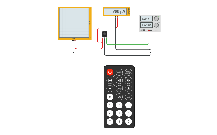 Circuit Design Infrared Sensor Tinkercad