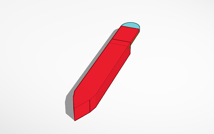 3D design ocean liner hull for copying - Tinkercad