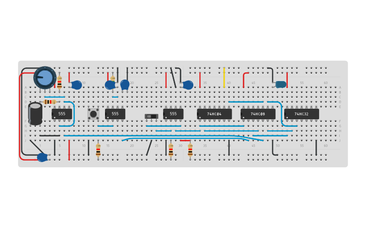 Circuit design Clock Module [8-bit] - Tinkercad