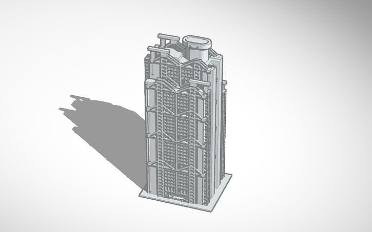 3D design HK Building HSBC - Tinkercad