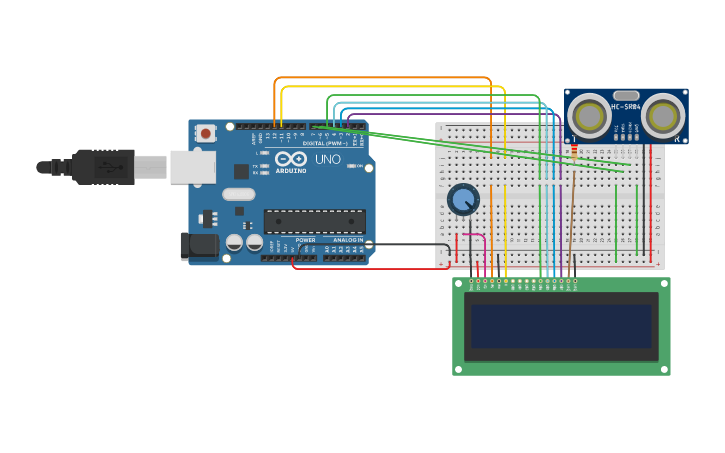 Circuit design Bargraf without libraries | Tinkercad