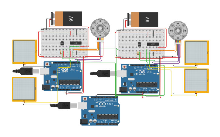 Circuit design MODBUS and PID - Tinkercad