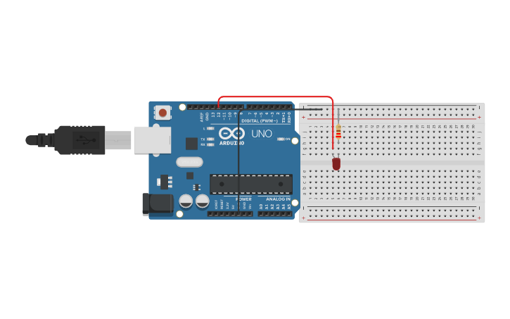 Circuit design Morse Code Translator - Tinkercad
