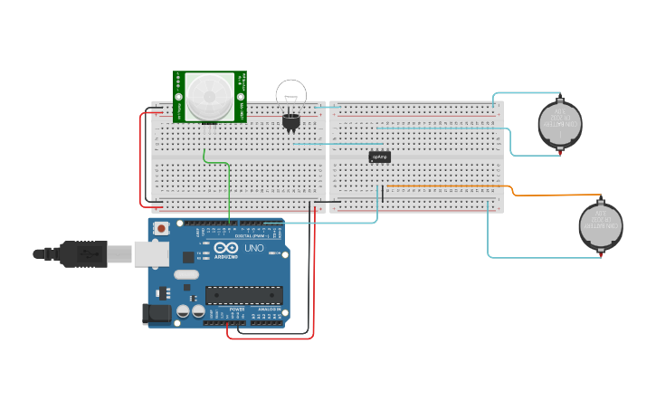 Circuit design DESAFIO EV3 LUIS REYES | Tinkercad