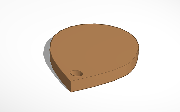 3D design Raindrop - Tinkercad