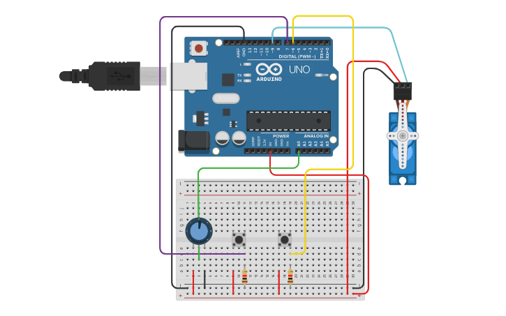 Circuit design Vector Arduino - Tinkercad