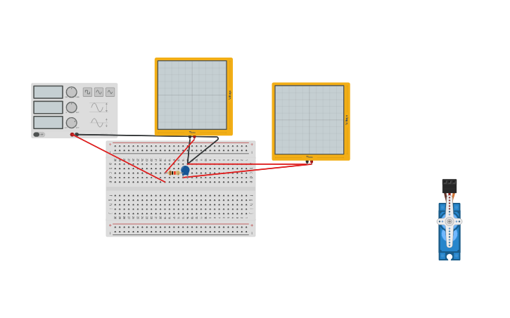 Circuit design A simple rc circuit - Tinkercad