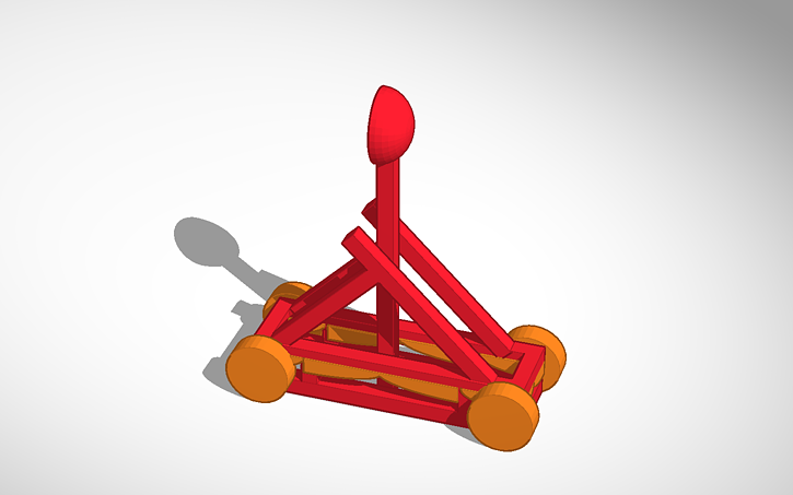 3D design cool katapult 360 noscope school project je weet zelf | Tinkercad